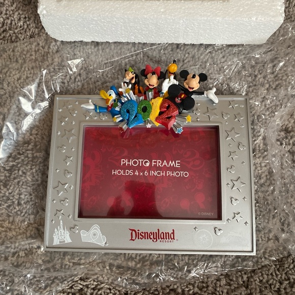 Disney | Accents | Disney Silver Photo Frame With Colorful Characters ...
